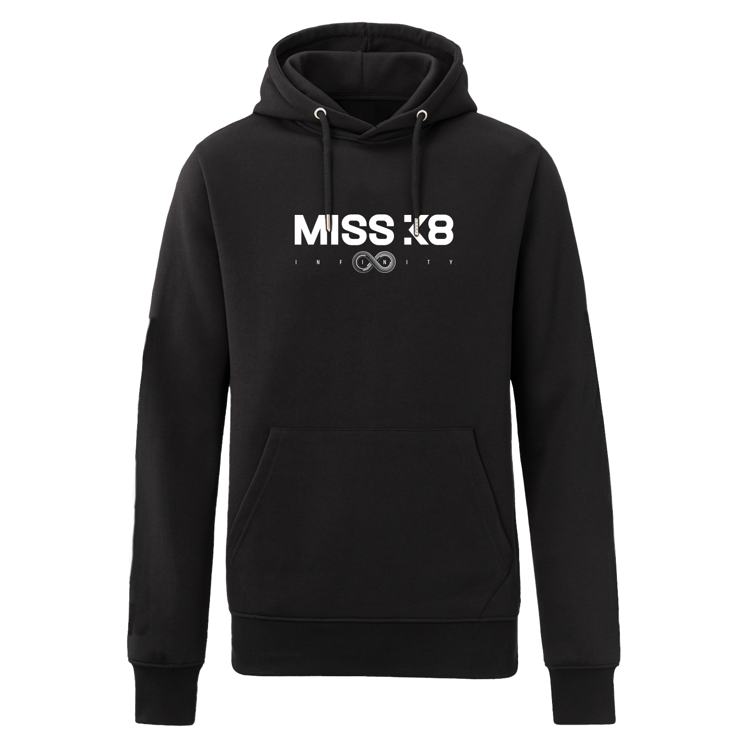 MISS K8 Infinity logo hooded