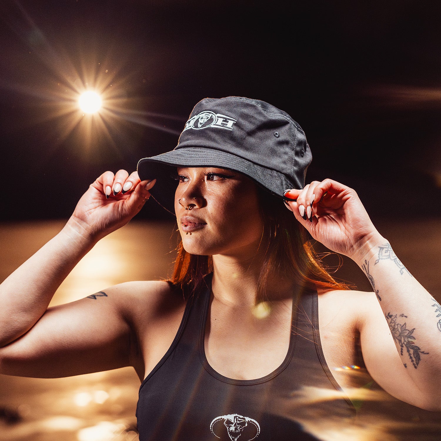 Masters of Hardcore Bucket Hat Original Black/White